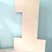 Large Wooden Number, Wood Numbers for Special Event, Large Table Number ...