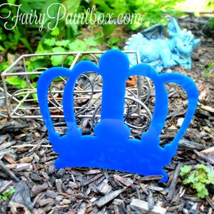 Royal Blue Emperor Crown Wall Shape, Plastic Crown Royal Nursery, Dark ...