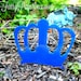 Royal Blue Emperor Crown Wall Shape, Plastic Crown Royal Nursery, Dark ...