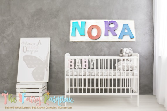 Personalized Baby Name Wall Sign Baby Room Wall Hanging - Etsy
