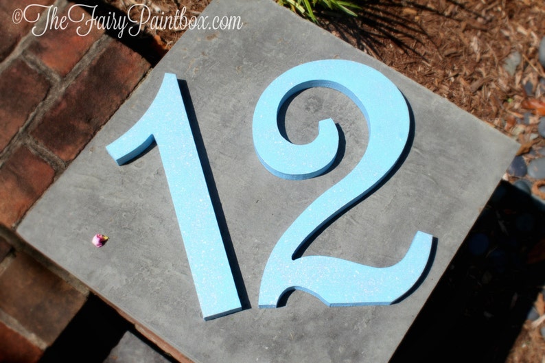 Standing Table Number Birthday Prop, Anniversary Prop Decor ...