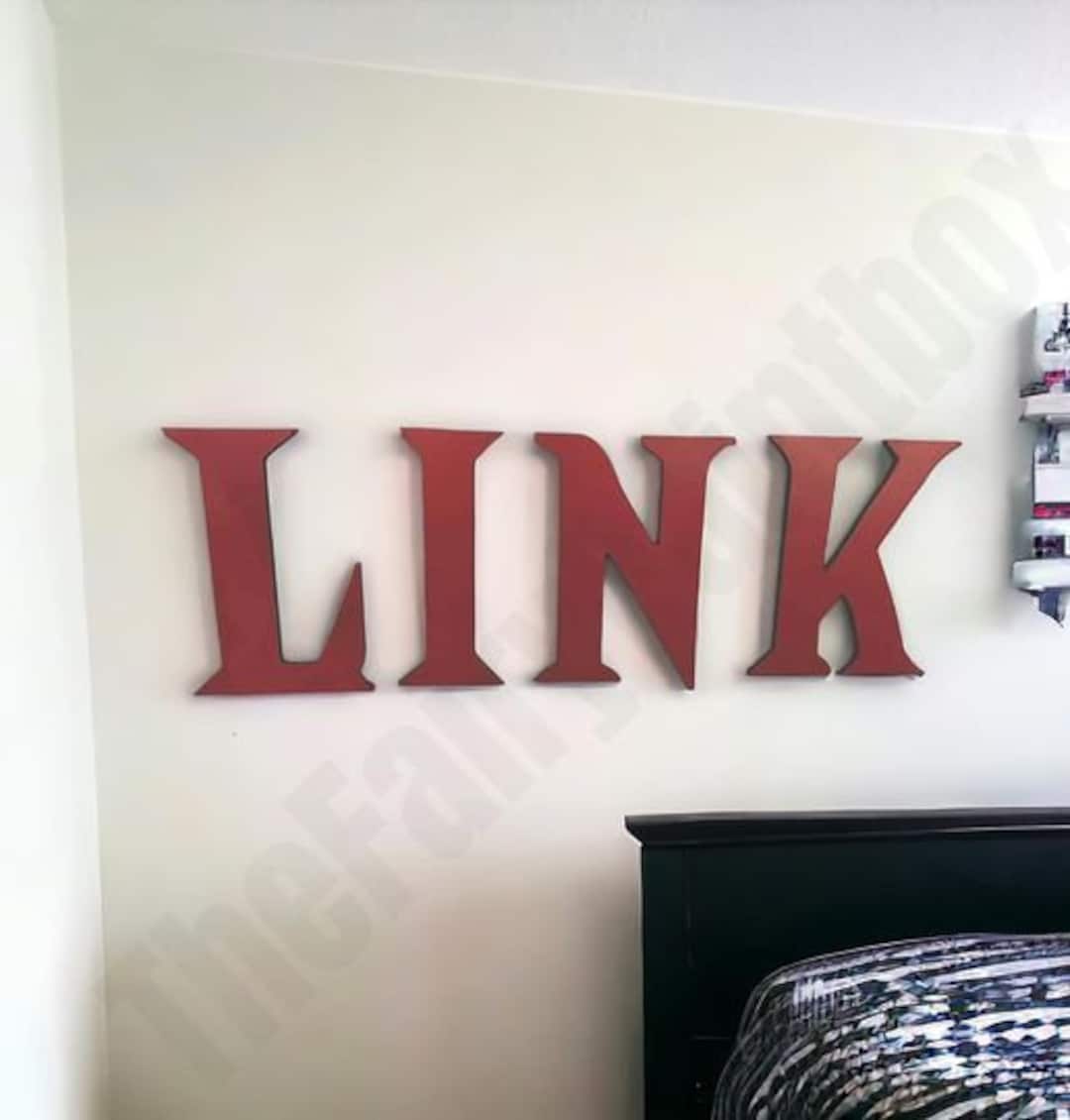 Legend Painted Wall Letters, Video Gamer Nursery Letters, Fantasy Gamer ...
