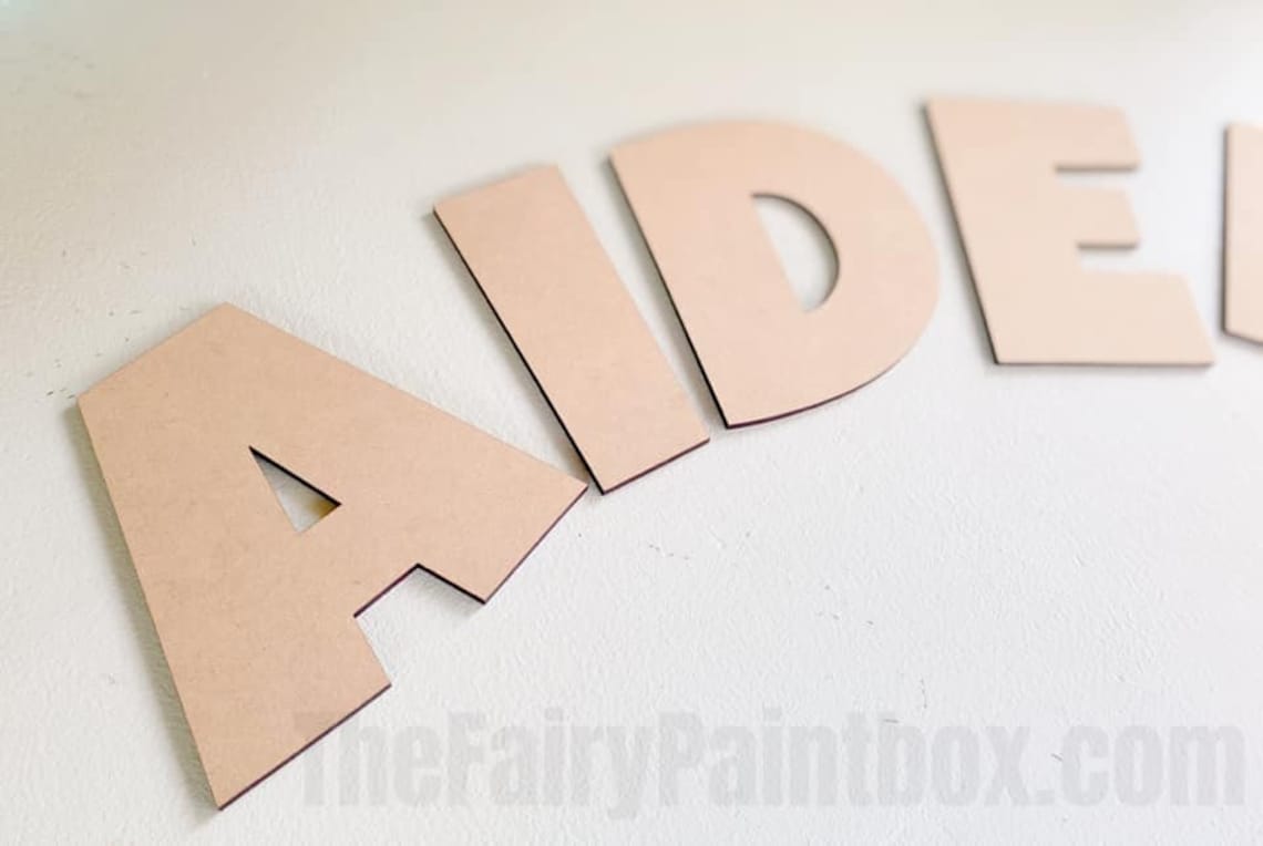 Custom MDF Alphabet Letters Laser Cut MDF Wall Letters - Etsy Ireland