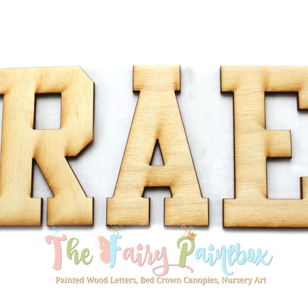 Wooden Varsity Letters - Etsy