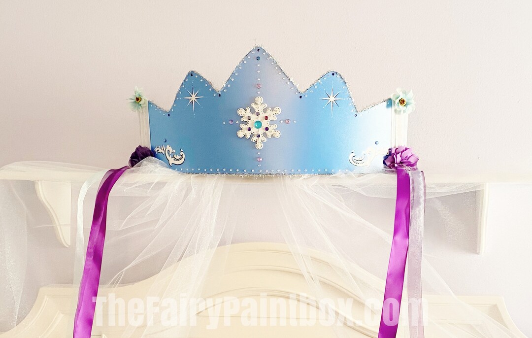 Snow Queen Crown Canopy Winter Princess Wall Canopy Baby - Etsy