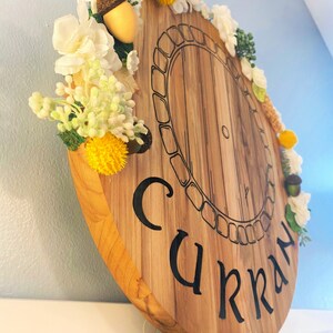 Hobbit Door Baby Name Wall Sign - Hobbit Hole Wedding Name Plaque ...