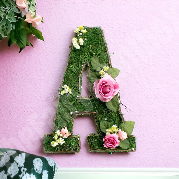 Moss Letters - Etsy