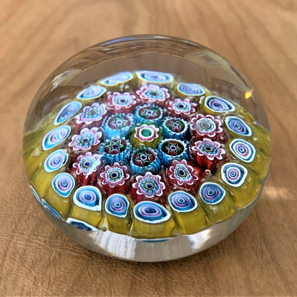 Millefiori Paperweight - Etsy