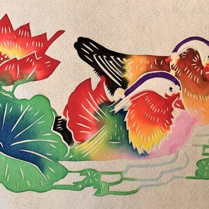 Vintage Chinese Paper Cuts Set of 5 Birds 6 X 4 - Etsy