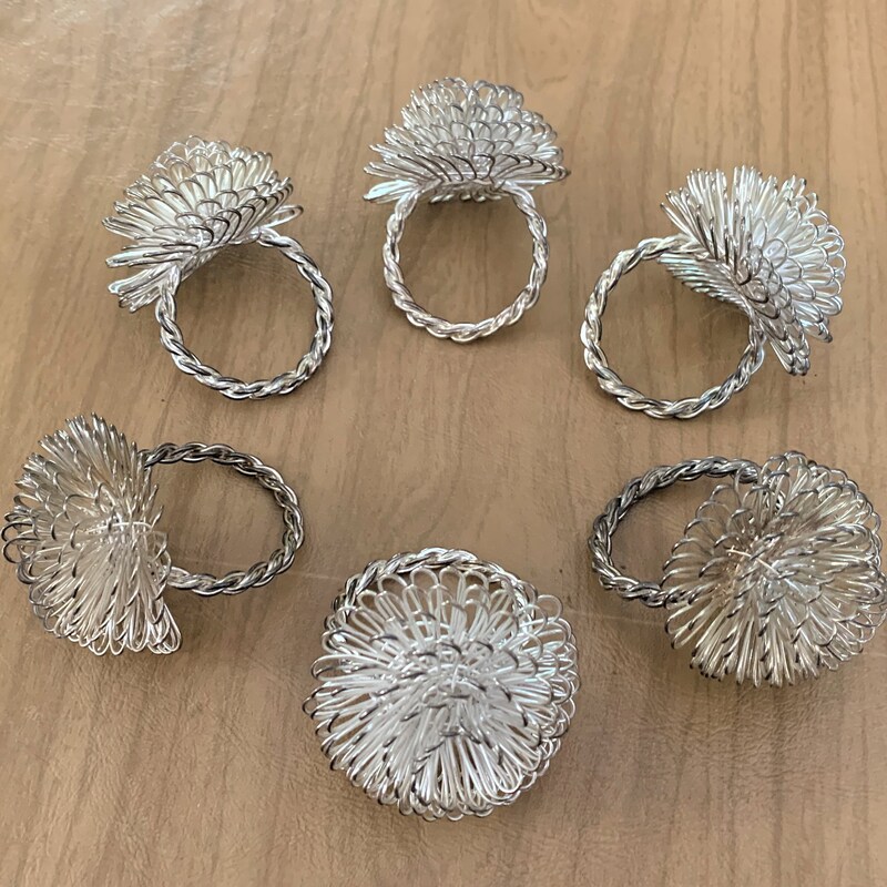 Wire Napkin Rings - Etsy