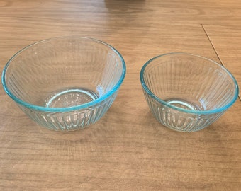 Pyrex Ribbed Bowls | Etsy