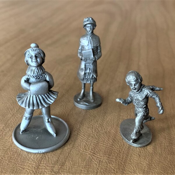 Miniature Ice Skating Figurines - Etsy