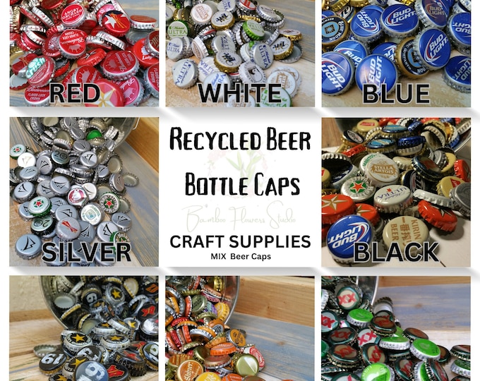 Recycled Beer Caps 1 Lb - Recycled Bottle Caps | Assorted | Dented ...