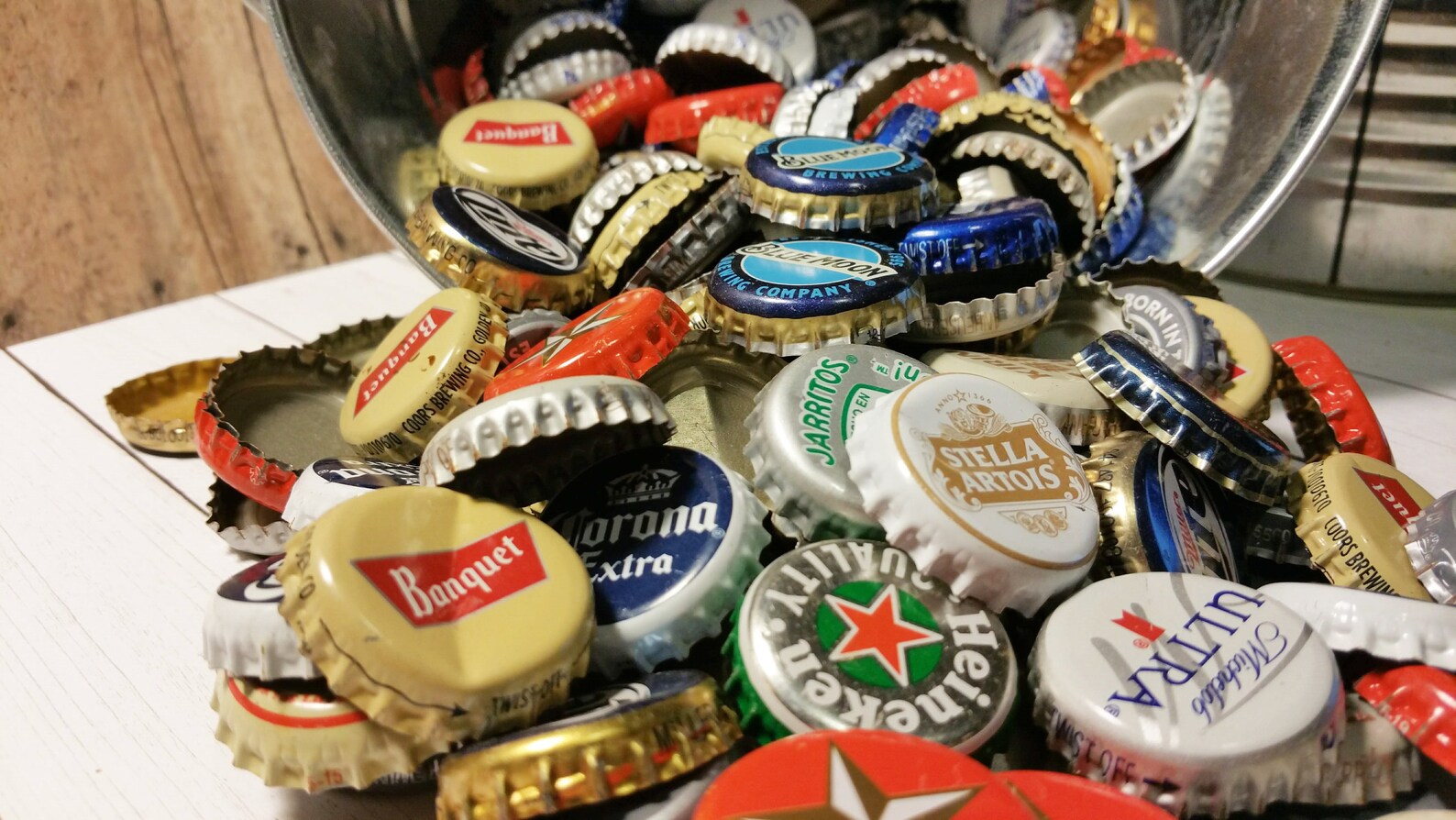 Beer Caps 1 Lb Assorted Variety Beer Caps Recycled Beer - Etsy