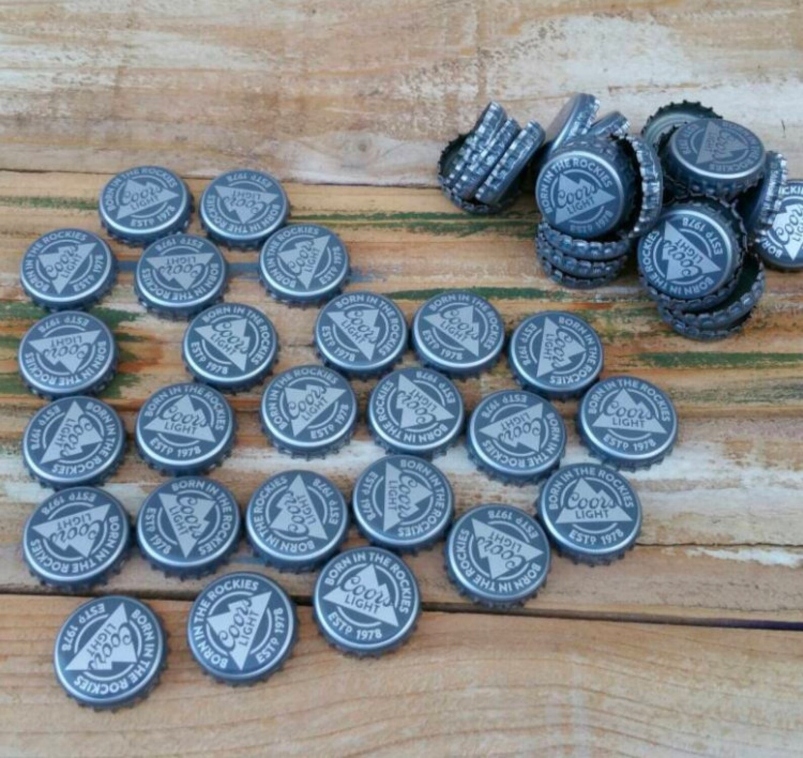 Clean Recycled Beer Caps | Minimal Scratches and Dents | Used Bottle ...
