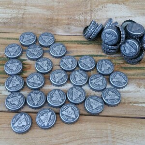 50 Coors Light Beer Caps Gray Bottle Caps Clean and No - Etsy