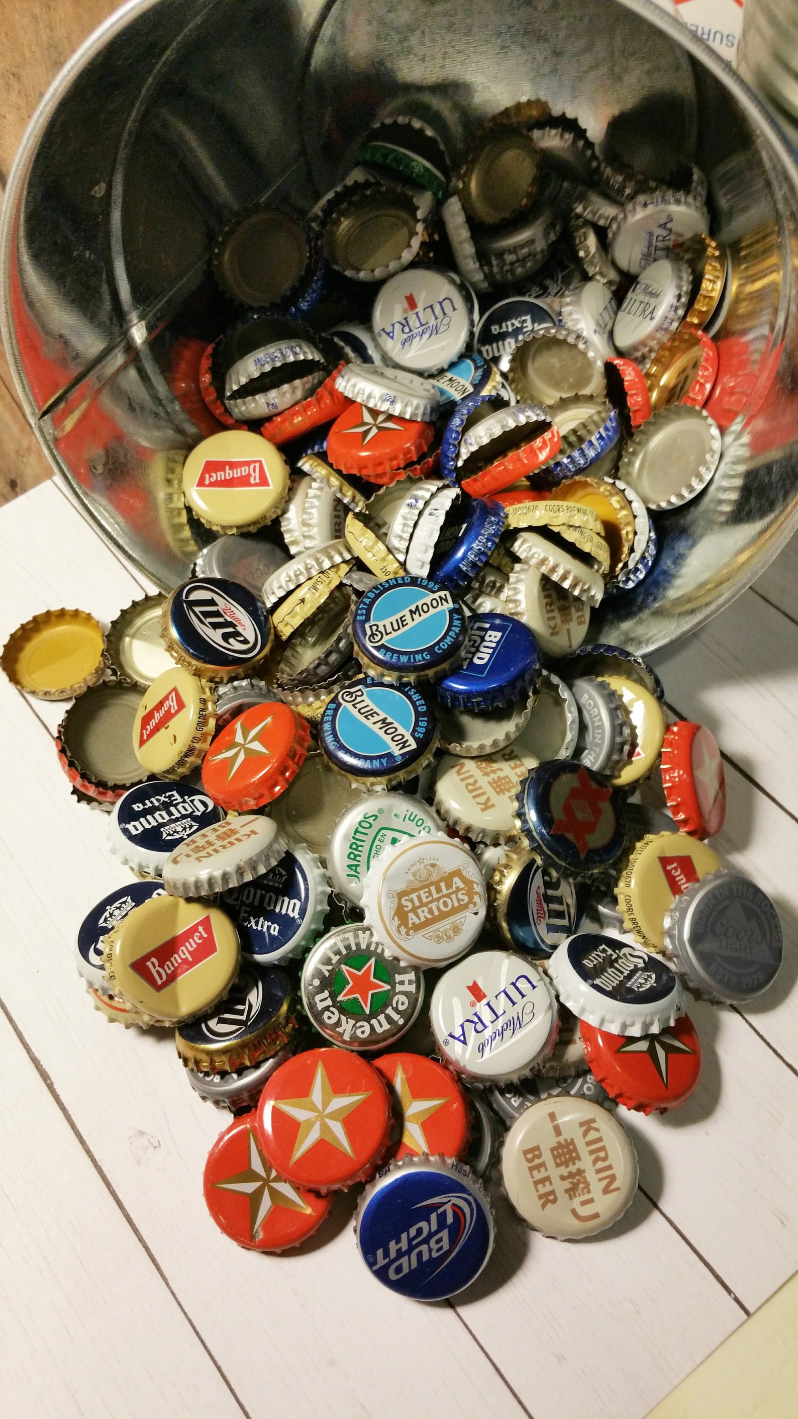 Beer Caps 1 lb Assorted Variety Beer Caps Recycled Beer | Etsy