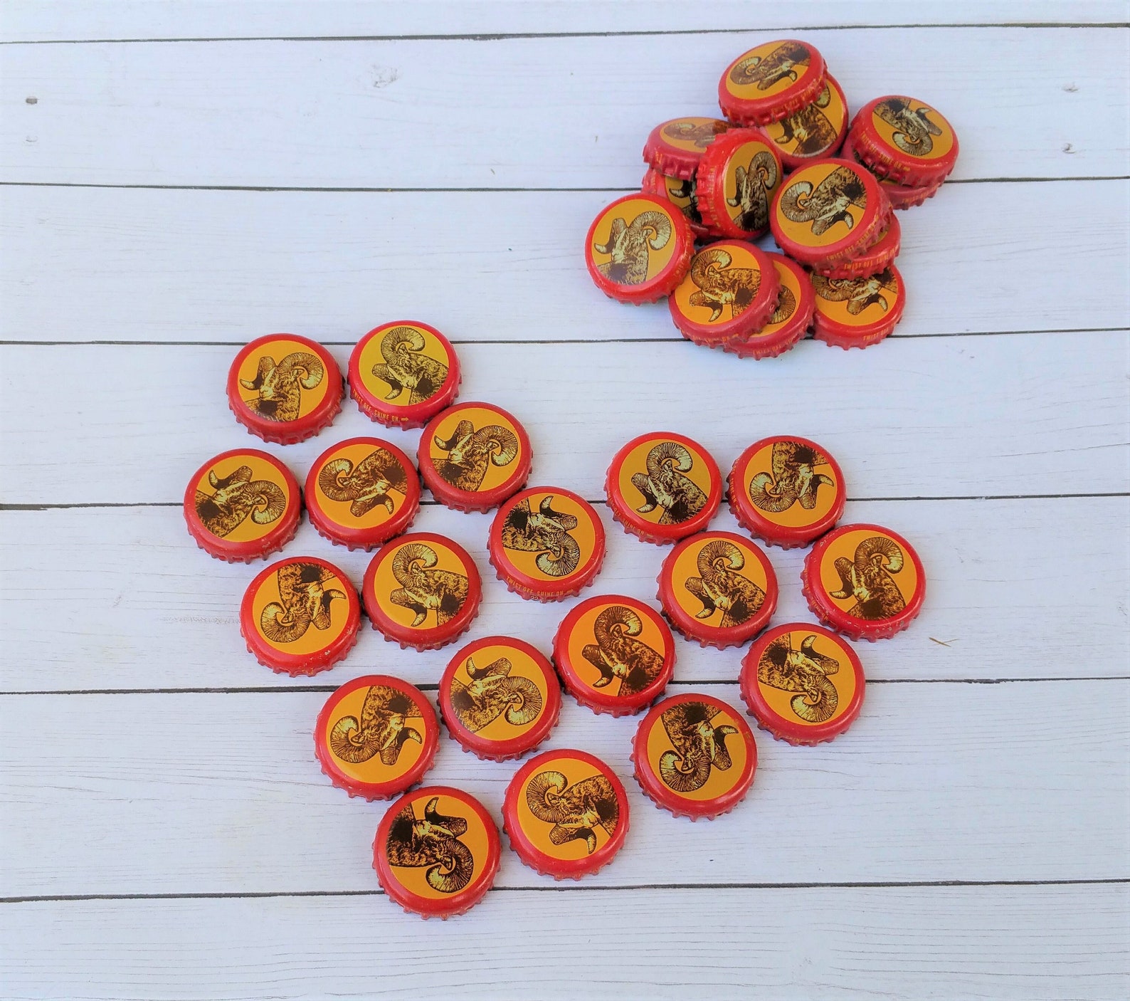 Clean Recycled Beer Caps | Minimal Scratches and Dents | Used Bottle ...