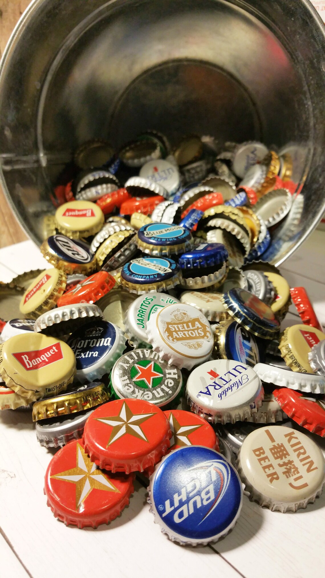 Beer Caps 1 lb Assorted Variety Beer Caps Recycled Beer | Etsy