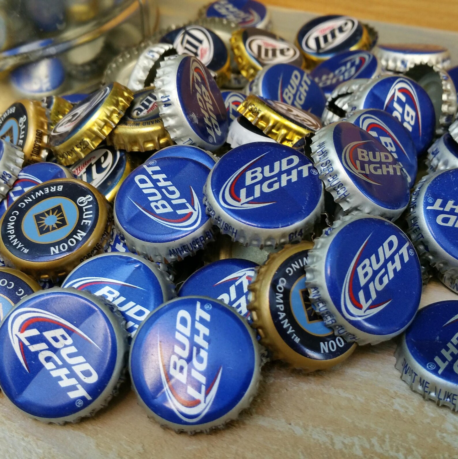 Recycled Beer Caps 1 Lb Recycled Bottle Caps Assorted Dented Beer ...