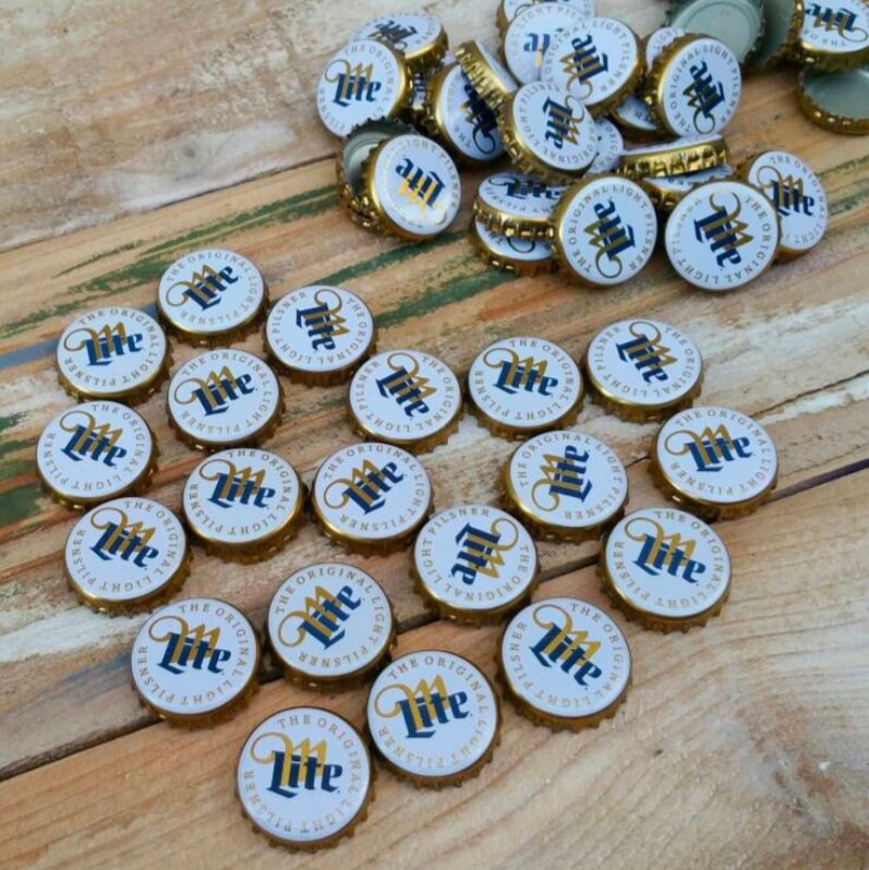 Clean Recycled Beer Caps | Minimal Scratches and Dents | Used Bottle ...
