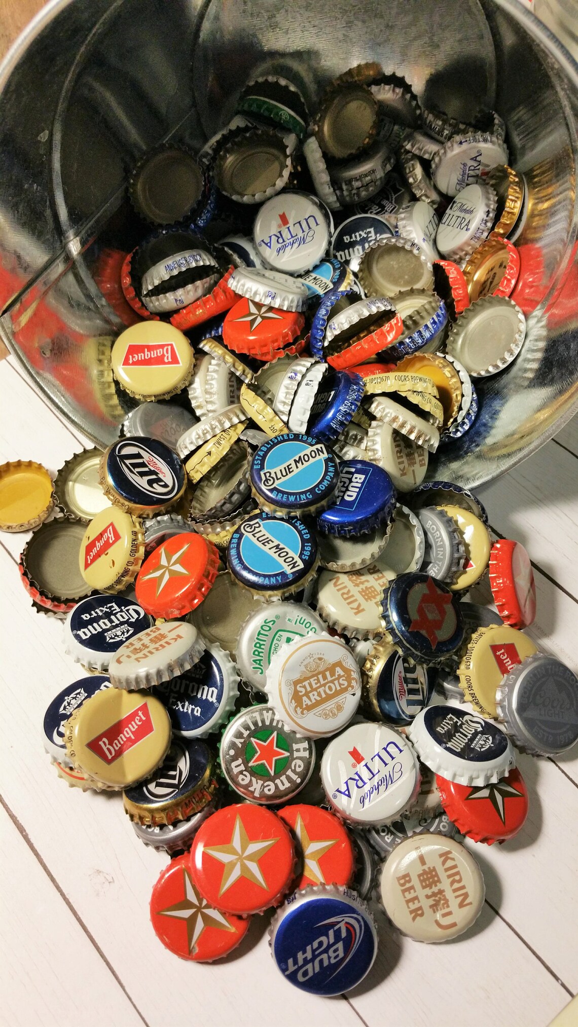 Beer Caps 1 lb Assorted Variety Beer Caps Recycled Beer | Etsy