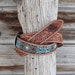 Western Leather Inlay Beaded Belt - Etsy