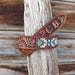 Western Leather Inlay Beaded Belt - Etsy