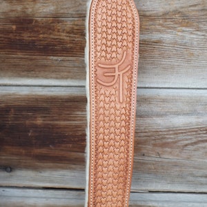 Leather Strap Sling Wool Back - Etsy