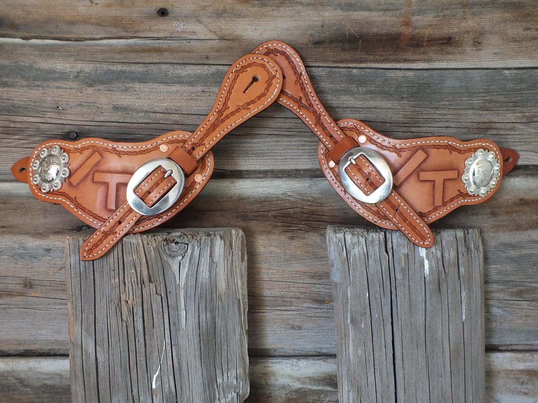 Leather Spur Straps - Etsy