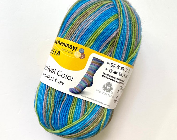 40% off Regia 4-ply Festival Color Yarn Sock Wool Self Patterning ...