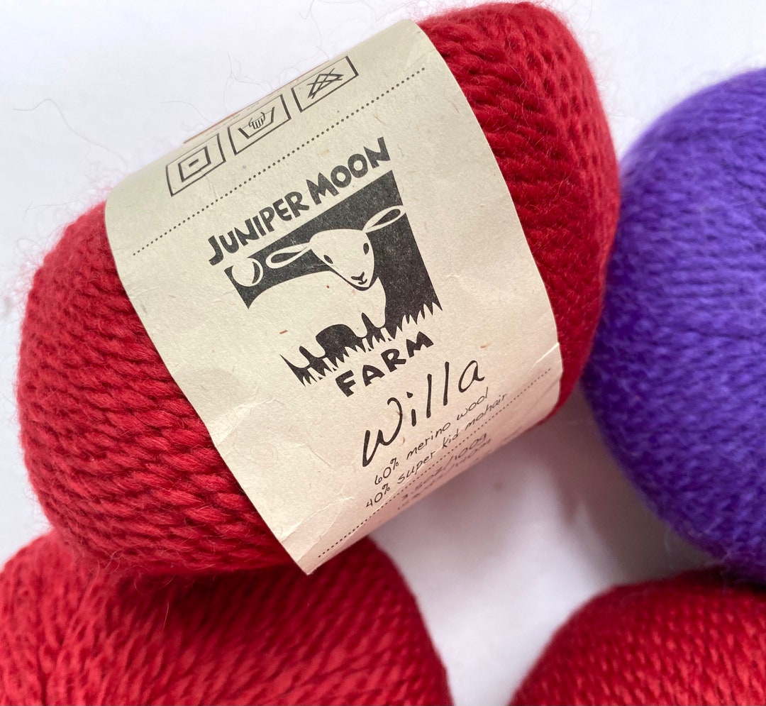 50% off Juniper Moon Farm Willa Merino Wool Fine Kid Mohair Bulky 153 ...