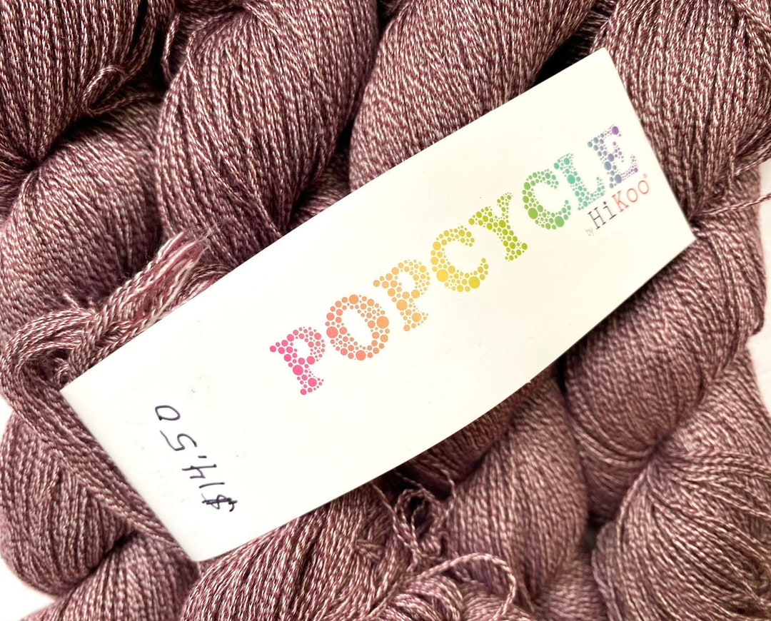 40% off Hikoo Popcycle Yarn Recycled Plastic Bamboo Fingering Yarn 305 ...