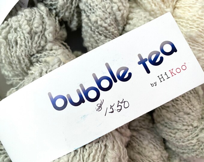 40% off Hikoo Bubble Tea Texture Wool Accent Yarn Worsted 175 Yards - Etsy
