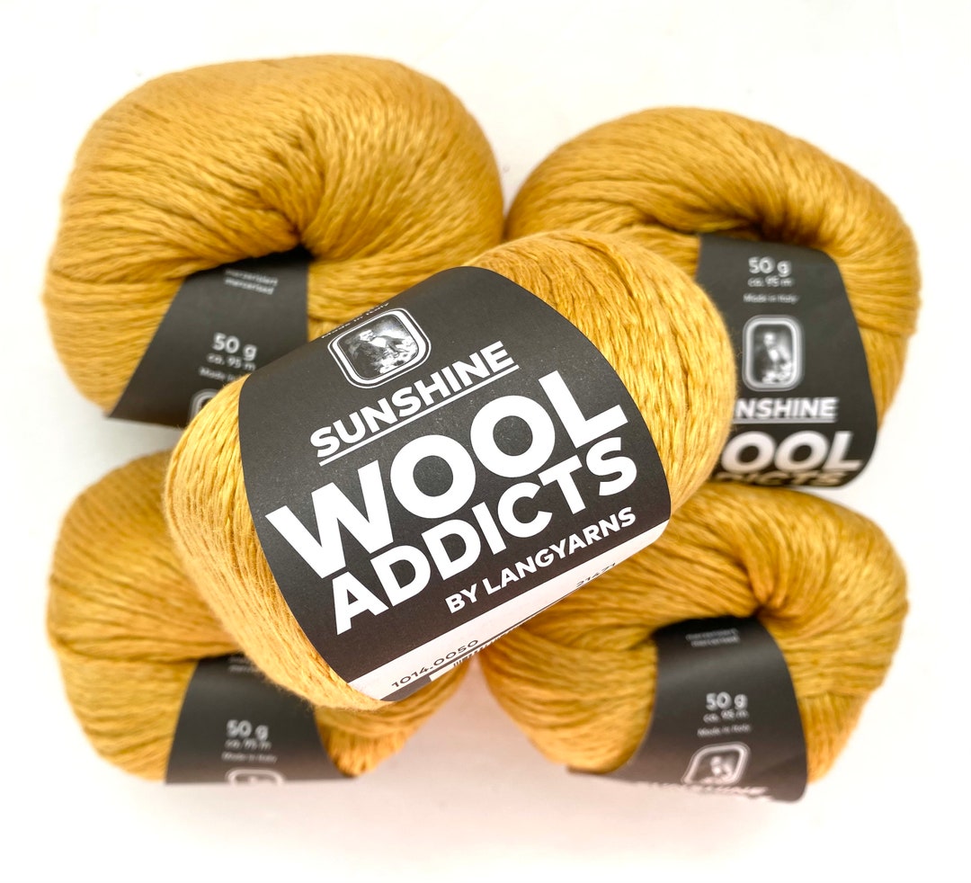 45% off Wool Addicts Sunshine Organic Mercerized Cotton Worsted Yarn 104 Yards - Etsy