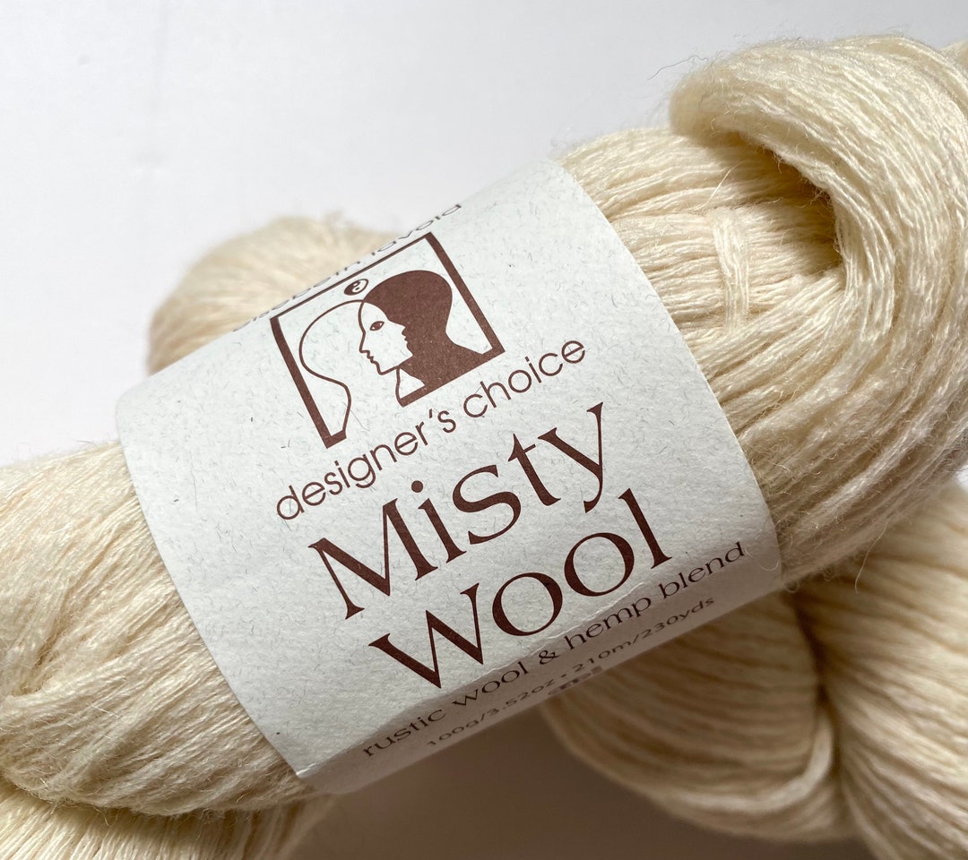 50% off Misty Wool Elsebeth Lavold Yarn Wool Hemp Worsted Aran 230 ...