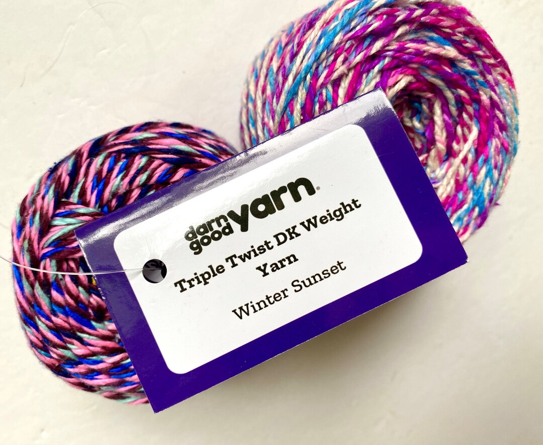 40% off Silk Darn Good Triple Twist DK Weight Silk Yarn 110 Yards - Etsy