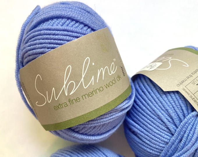 40% off Sublime Extra Fine Merino Wool Yarn DK 127 Yards - Etsy
