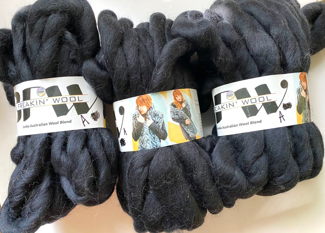 60% off Big Freakin Wool KFI New Zealand Wool Super Bulky Roving 12 ...
