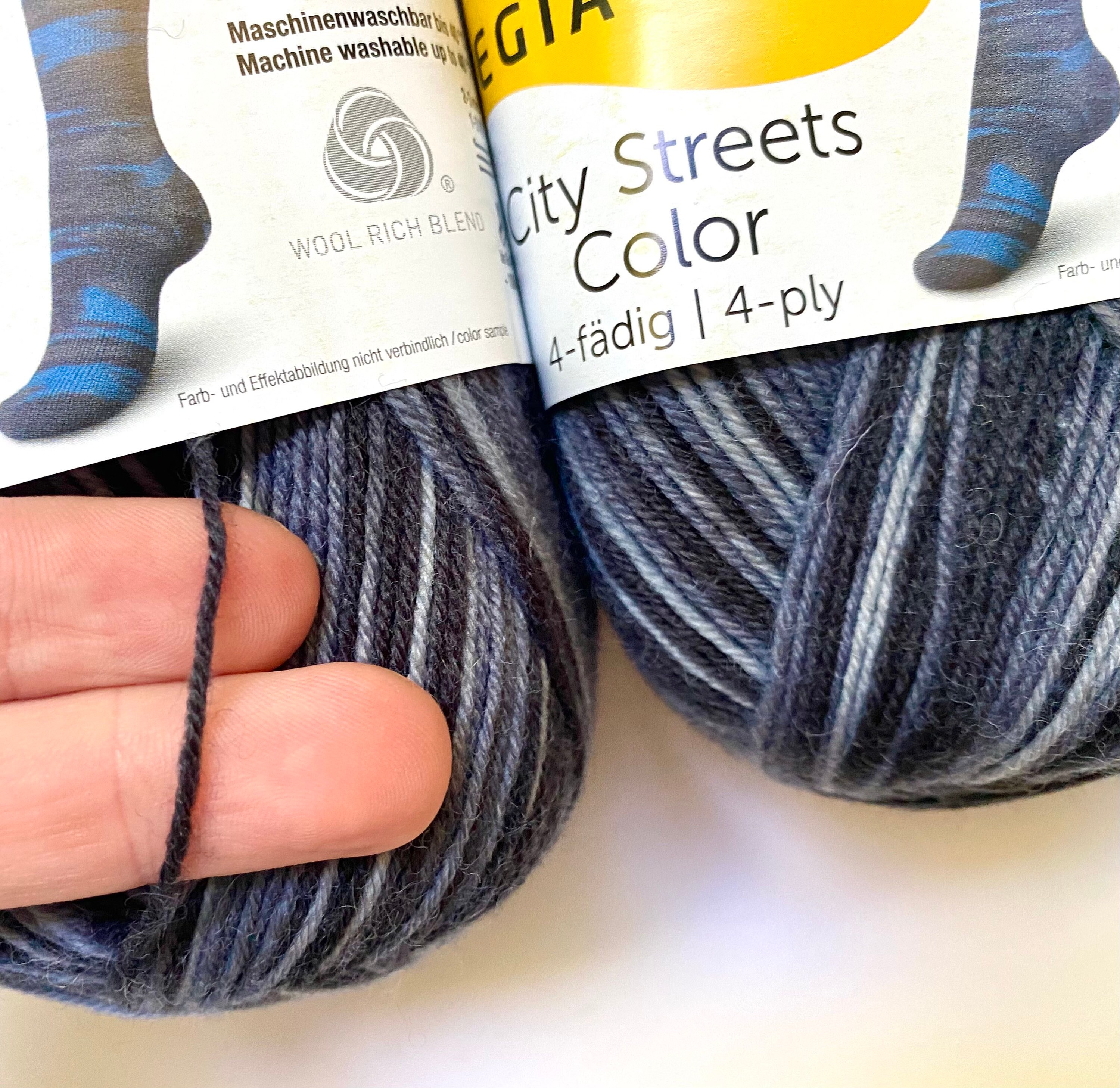 40% Off Regia 4-ply City Streets Yarn Sock Wool Self Patterning Times ...