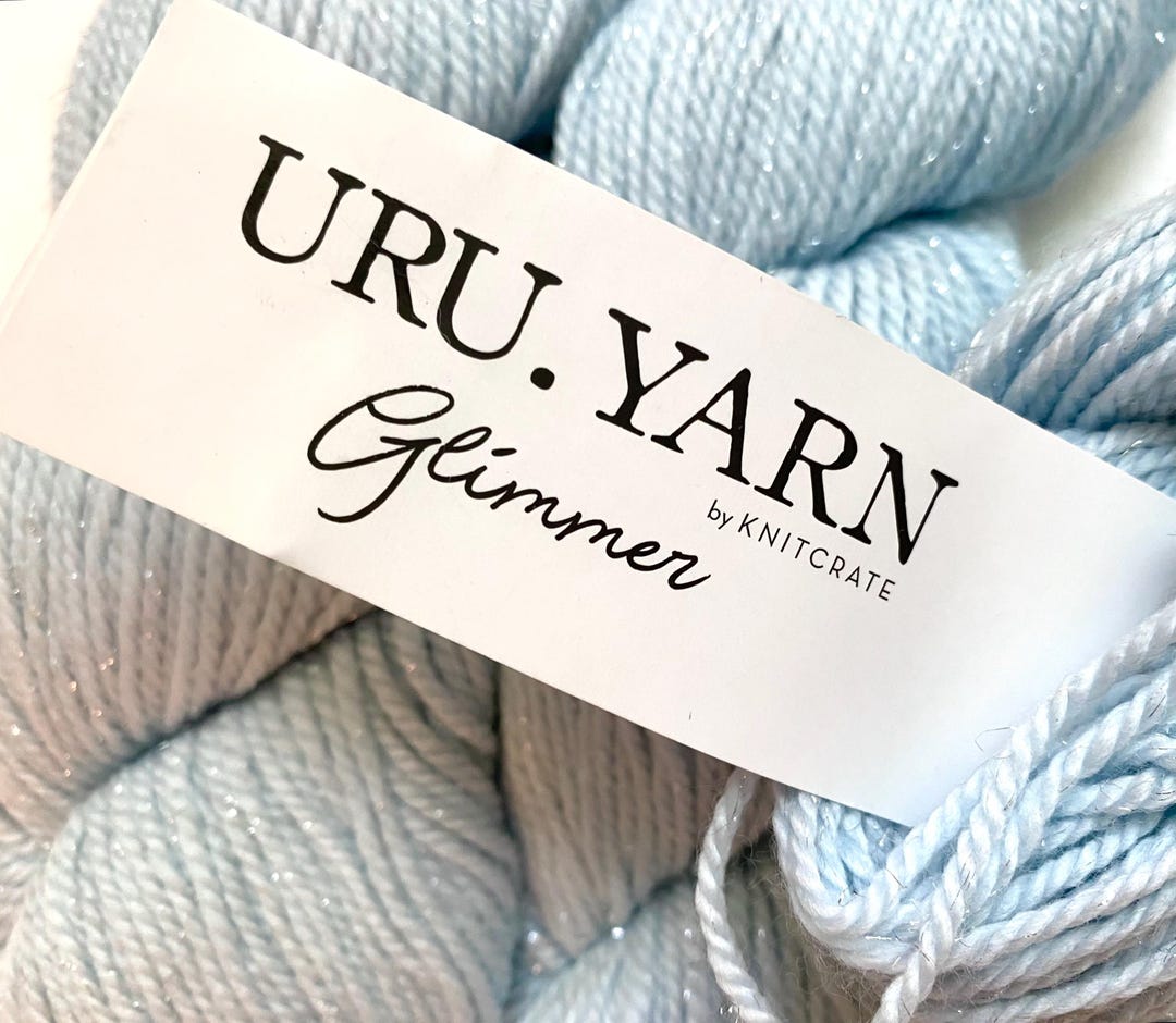 40% off Uru Glimmer Superwash Merino Wool Sparkle Knitcrate Yarn ...
