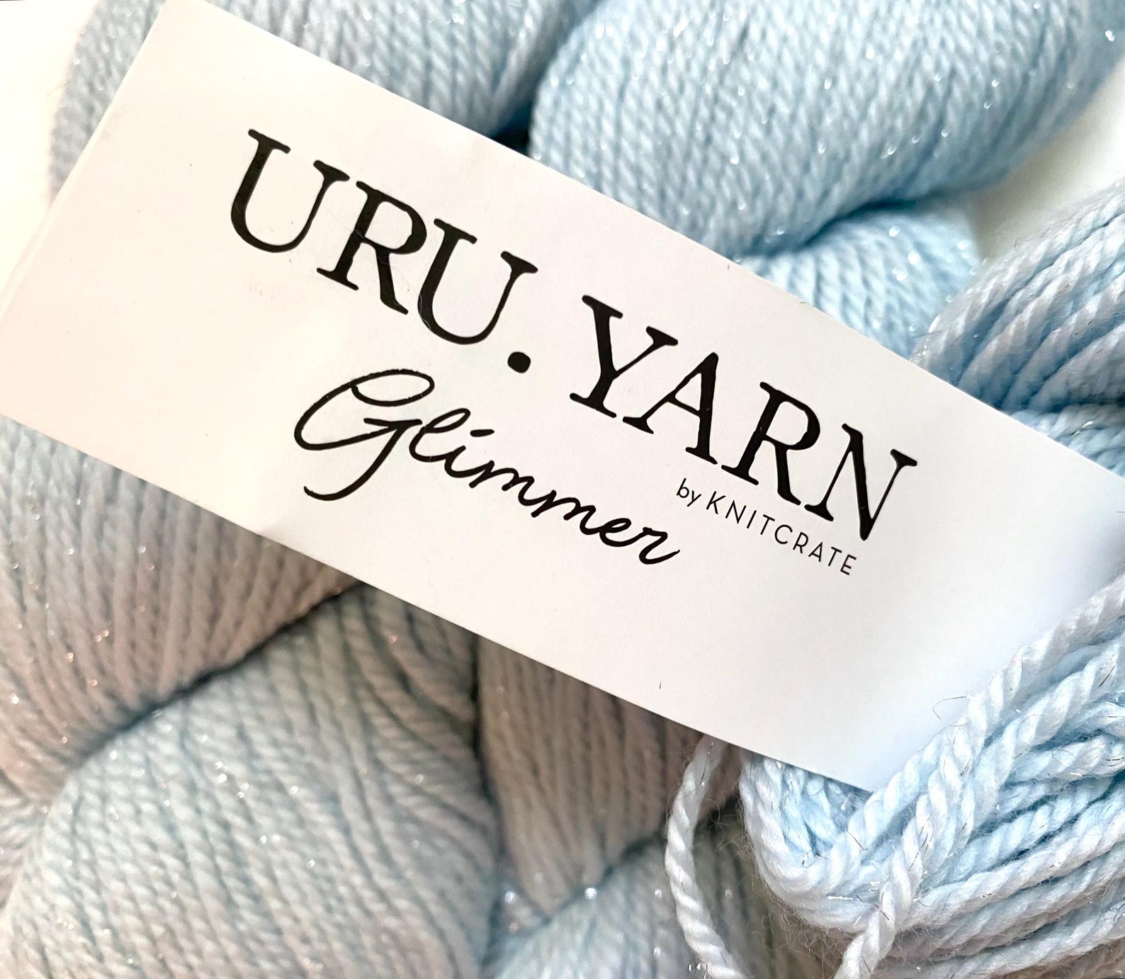 40% off Uru Glimmer Superwash Merino Wool Sparkle Knitcrate Yarn ...