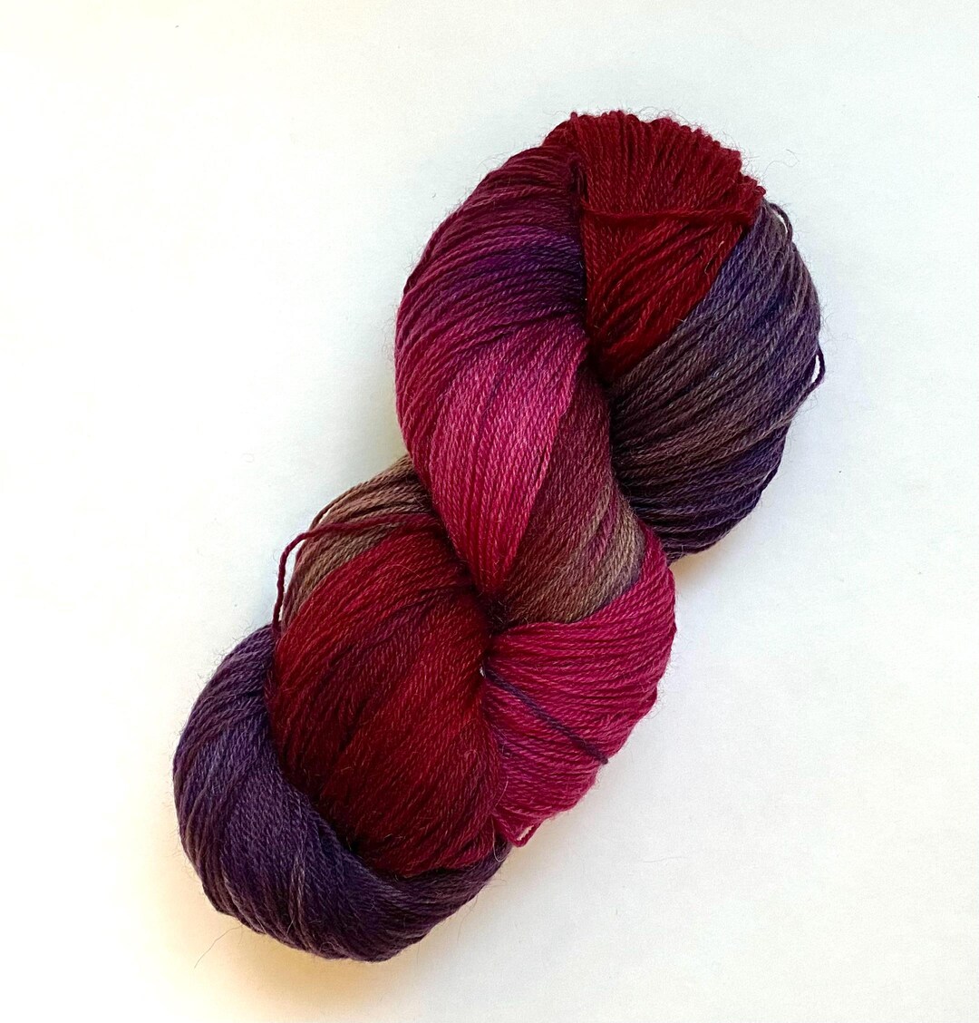 Mystery Sock Hand Dyed Fingering Yarn Merino Wool 100 G 400 Yards - Etsy