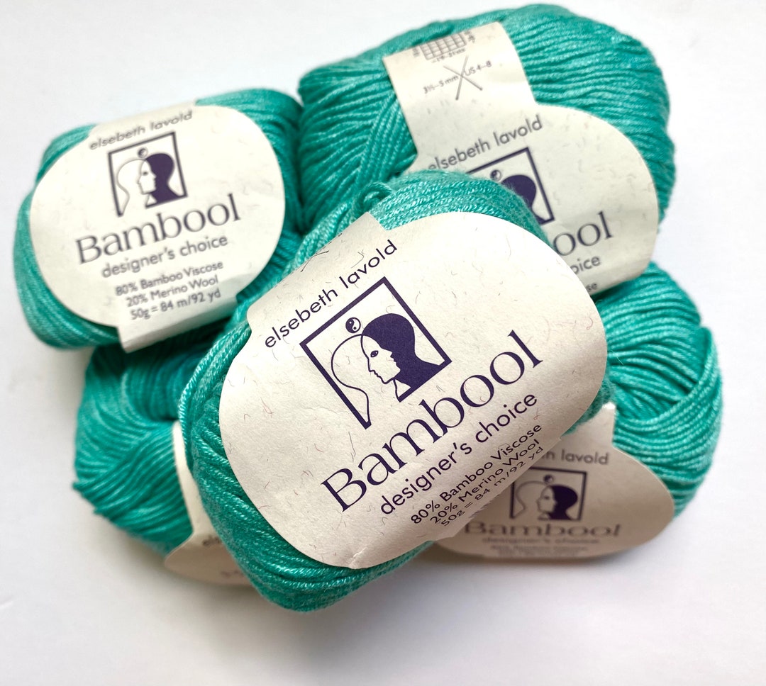 40% off Bamboo Wool Bambool Elsebeth Lavold Worsted 92 Yards - Etsy