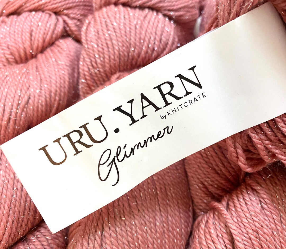40% off Uru Glimmer Superwash Merino Wool Sparkle Knitcrate Yarn ...