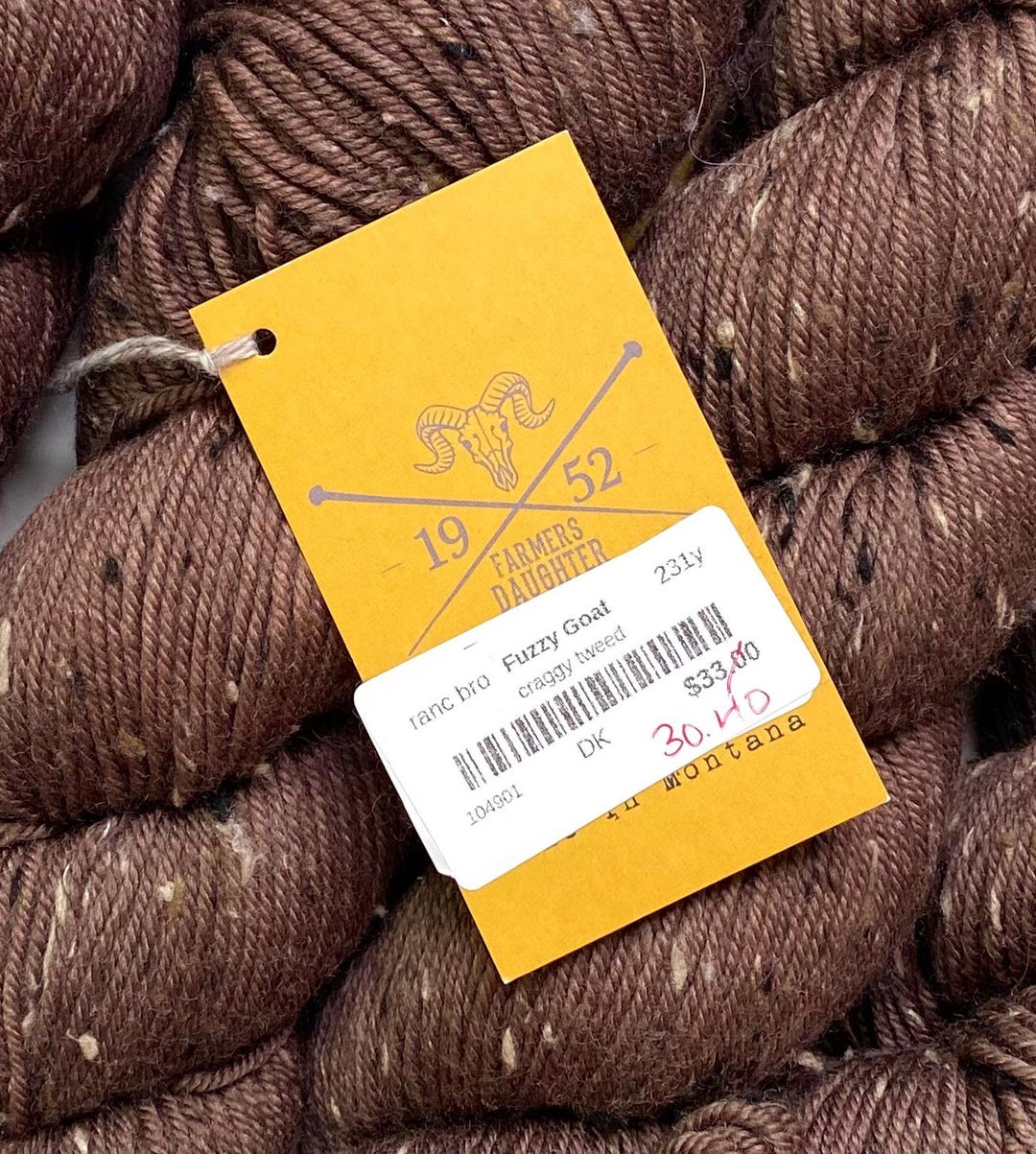 40% off Farmers Daughter Craggy Tweed DK Superwash Merino Yarn 231 Yards - Etsy