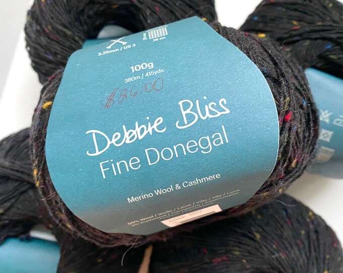 40% off Debbie Bliss Fine Donegal Tweed Cashmere Wool Yarn Fingering ...