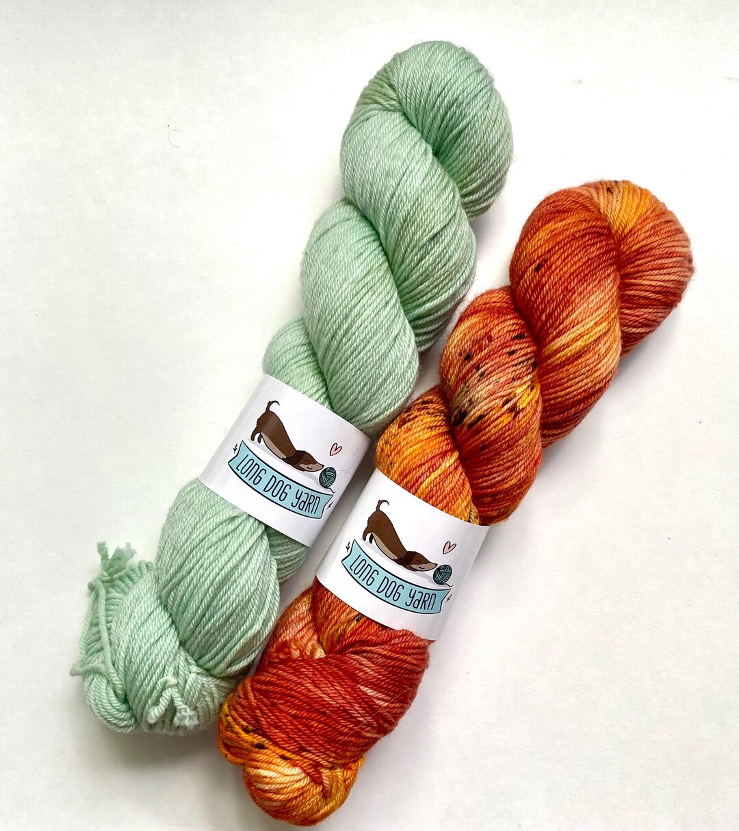 40% off Superwash Merino Wool DK Long Dog Yarn Hand Dyed Yarn 250 Yards ...