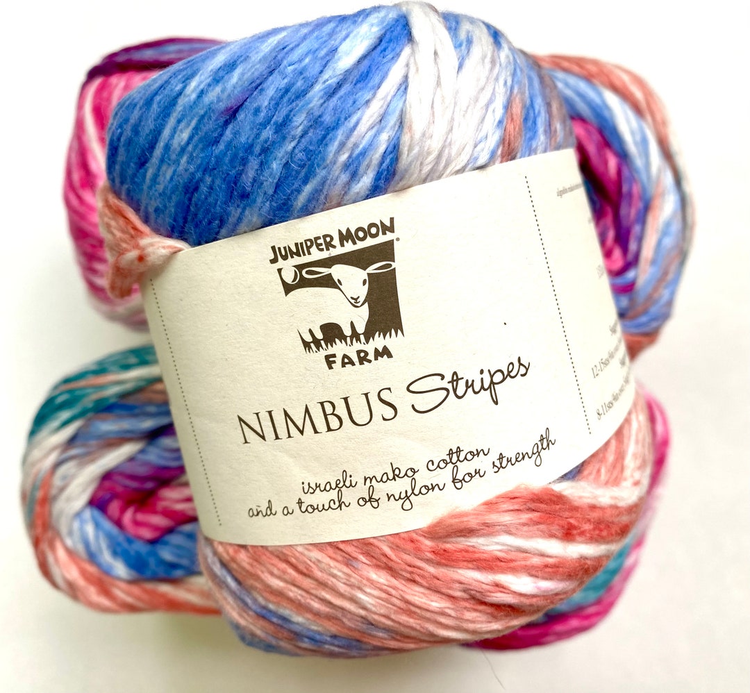 35% off Juniper Moon Farm Nimbus Stripes Cotton Yarn Bulky 164 Yards - Etsy