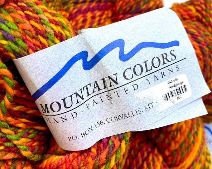 35% off Mountain Colors River Twist Wool Worsted Yarn Hot Springs 240 ...